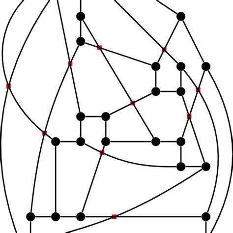 An Optimal Drawing Of A Minimal Example Of A Cubic Graph With Crossing Download Scientific