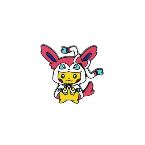 Pin Metalico Pikachu Cosplay Sylveon Pokemon Plush Bits