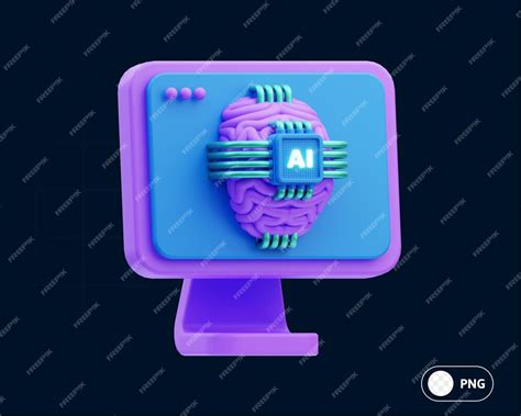 Premium Psd Cognitive Computing 3d Illustration