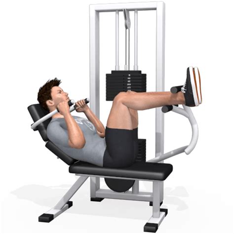 Abdominal Machine Lying Video Exercise Guide