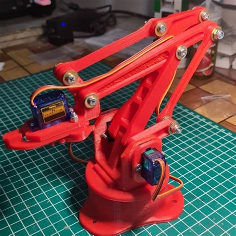 Jual Arm Robot Arduino Kit Servo D Printing Kota Surakarta Nanz Store Tokopedia