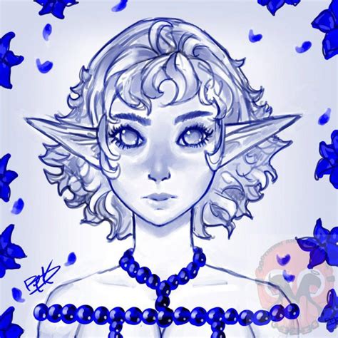 Blue Elf Thornandfeathersfw