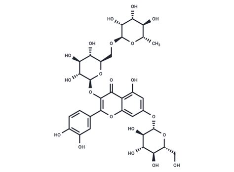 Quercetin 3 O Rutinoside 7 O Glucoside Targetmol