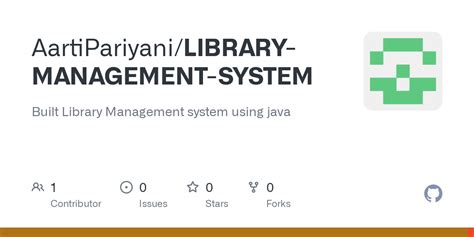 Github Aartipariyani Library Management System Built Library Management System Using Java