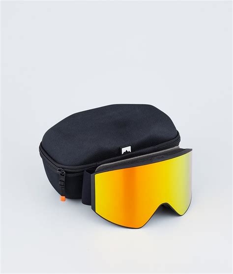 Montec Scope Ski Goggle Blackruby Red Mirror Montecwear Uk
