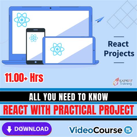 All You Need To Know React With Practical Project Expert Training