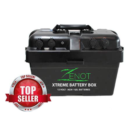 Zenot Volt Battery Box With V Dc Dc Charger And Wiring Kit All Volt