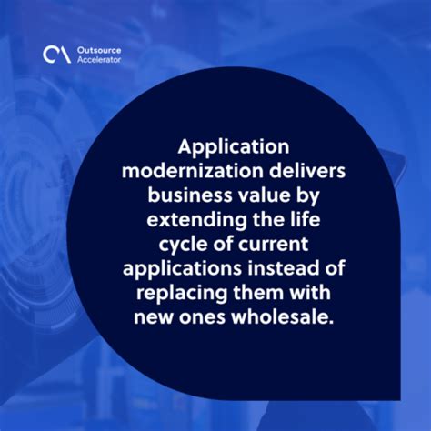 the power of application modernization in the digital age outsource accelerator