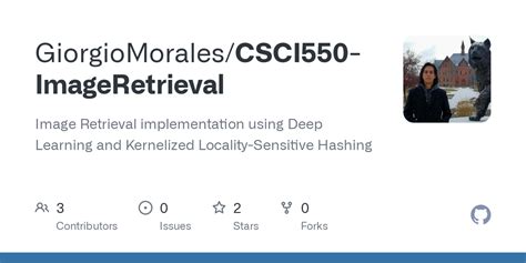 Github Giorgiomoralescsci550 Imageretrieval Image Retrieval Implementation Using Deep
