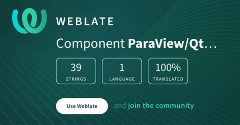 Paraviewqt Widgets — English Weblate
