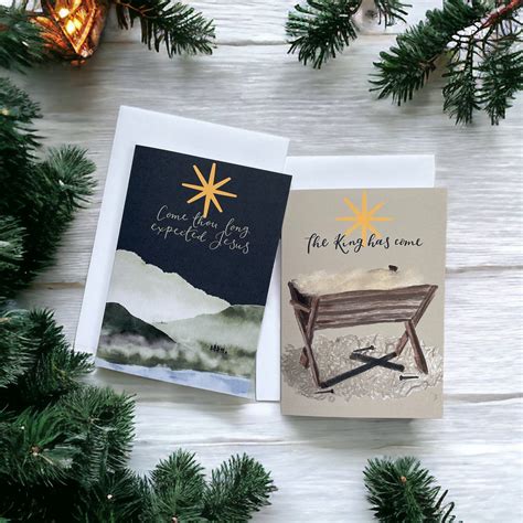 Christian Christmas Cards King Jesus Has Come And Hope Designs