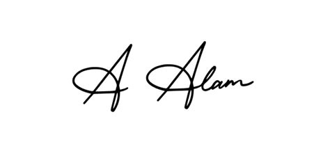 94 A Alam Name Signature Style Ideas Unique Digital Signature
