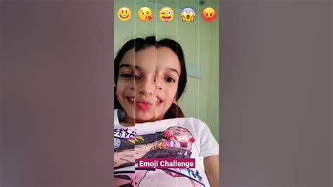 Imitando Emojis 2 Emoji Challenge 😀😘😜😱😡 Shorts Youtube