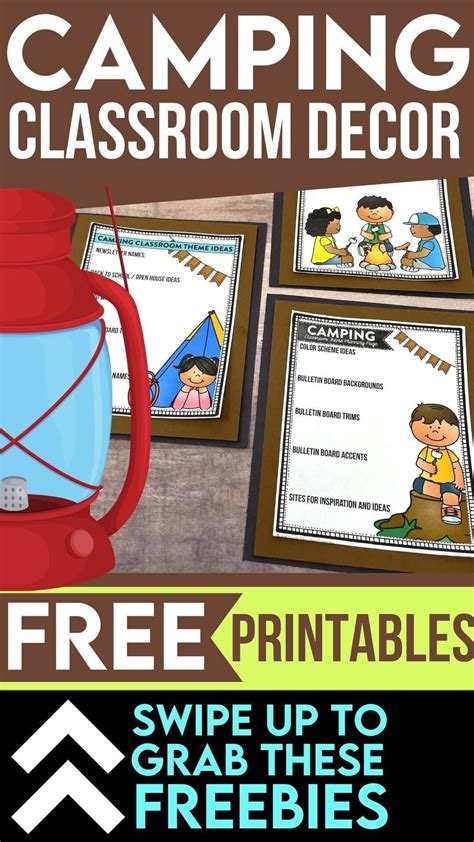 Free Camping Classroom Decor Free Printable Planner To Organize Theme