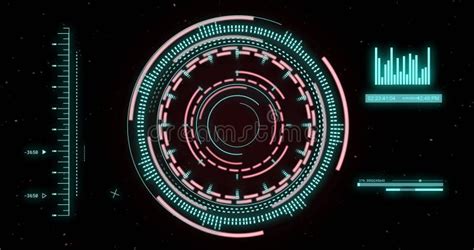 Image Of Digital Data Processing Over Scope Scanning Stock Image Image Of Infrastructure