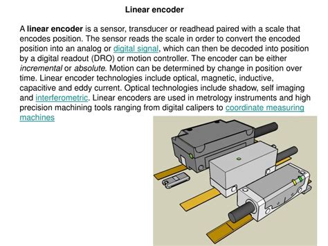 Ppt Linear Encoder Powerpoint Presentation Free Download Id9635573