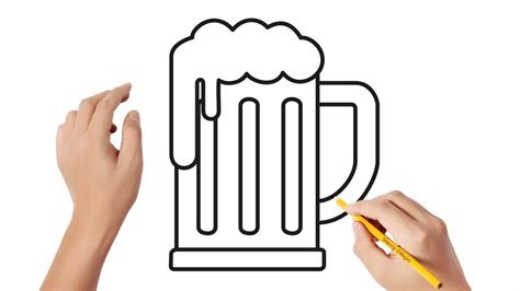 Cómo Dibujar Una Jarra De Cerveza