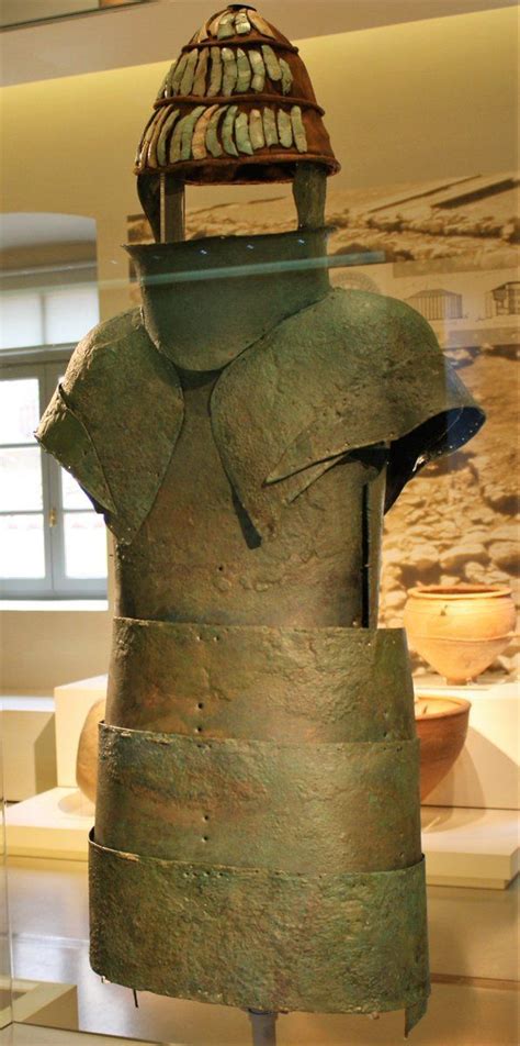 The Famous Bronze Age Dendra Panoply Which Is The Bronze Plate Armor