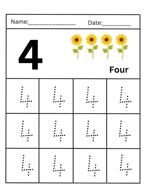 Number Tracing Worksheets Free Image And Pdf Printables