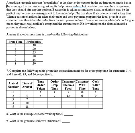 11 Use The Information And Random Numbers Given In
