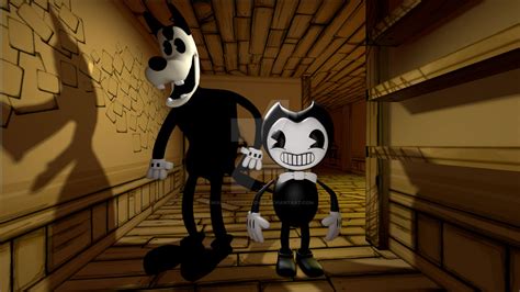 Sfmbatim Boris And Bendy By Niallandfoxylover On Deviantart