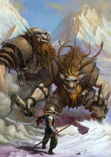 Créatures Géants Ogres And Trolls