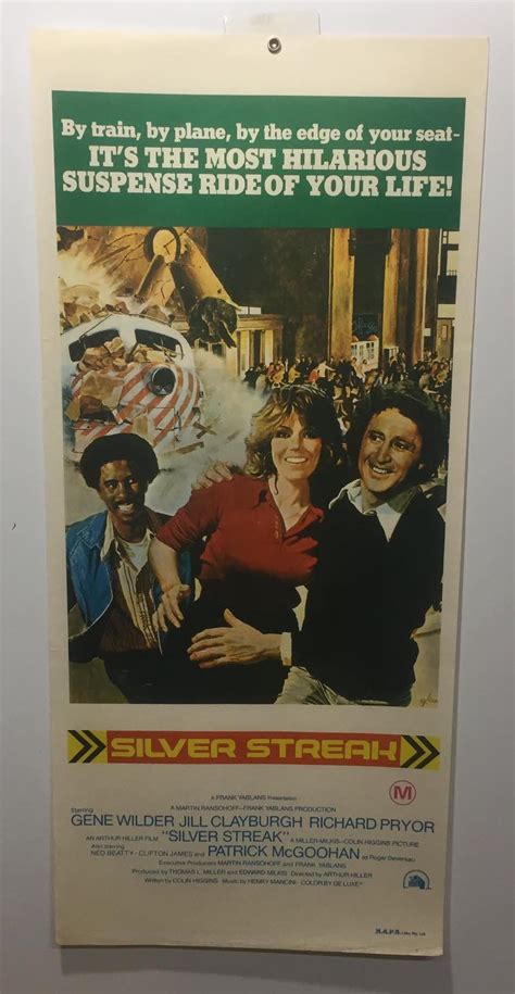 Original Daybill Movie Poster Silver Streak 1976 X Marks The Shop