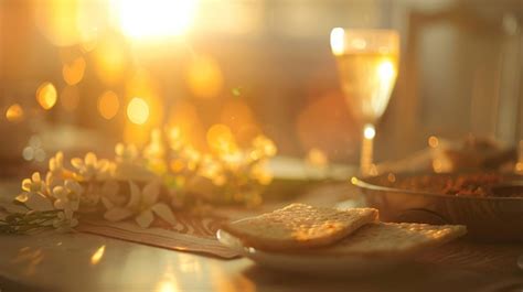 Translucent Colors Blending In Softfocus Background Passover Seder