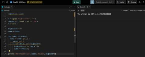 Replit100days Ofcode 100daysofcode Python Yekinni Azeez Omotoyosi