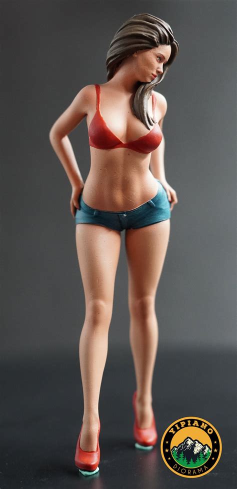 Sexy Girl Figure High Detail Handpaint Scale Etsy