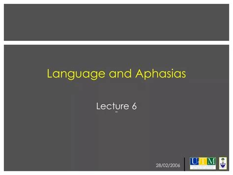 Ppt Language And Aphasias Powerpoint Presentation Free Download Id