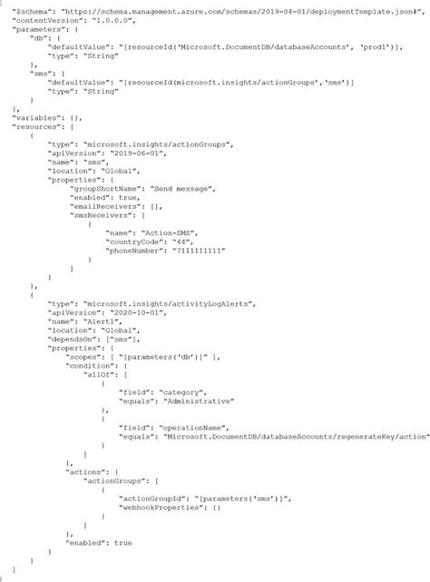 You Provision Azure Resources By Using The Following Azure Resource