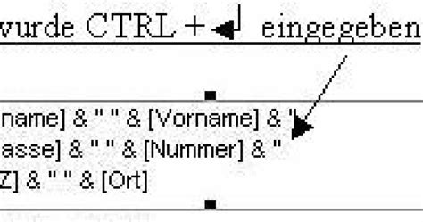 Access Zeilenumbruch In Einem Textfeld Pctipp Ch