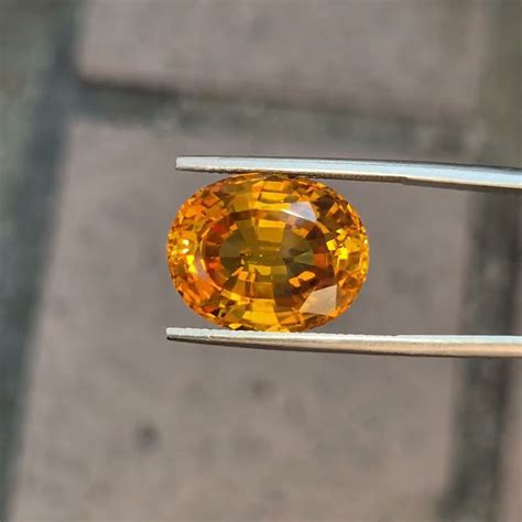 오렌지사파이어베릴륨 처리되지않은 천연오렌지사파이어163ct ♡ 최상급스톤♡orangesapphire Sapphire 오렌지사파이어 오렌지사파이어반지 사파이어반지💍