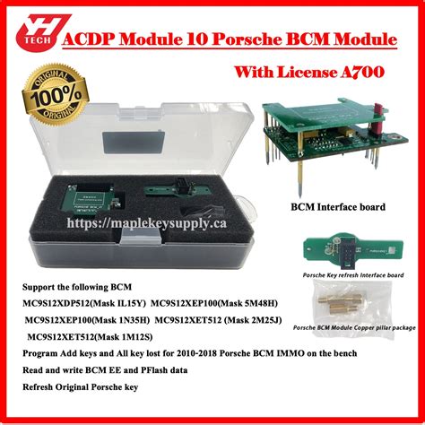 Package Of Mini Acdp Key Programmer Gen 2 Porsche With 4 Porsche