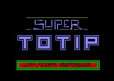 CSDb Super Totip Italian By Fantastic 4 Cracking Group
