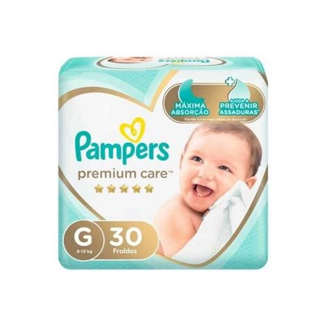 Fralda Pampers Premium Care Pacote 30 Unidades