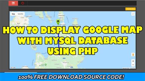 How To Display Google Map With MySQL Database Using PHP Campcodes