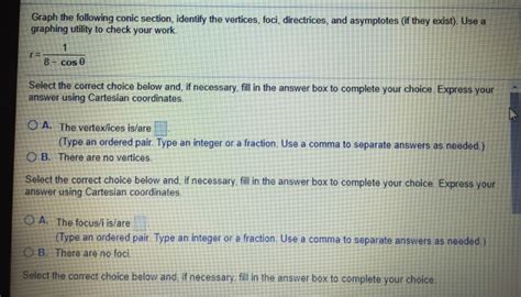 Solved Graph The Following Conic Section Identify The Chegg