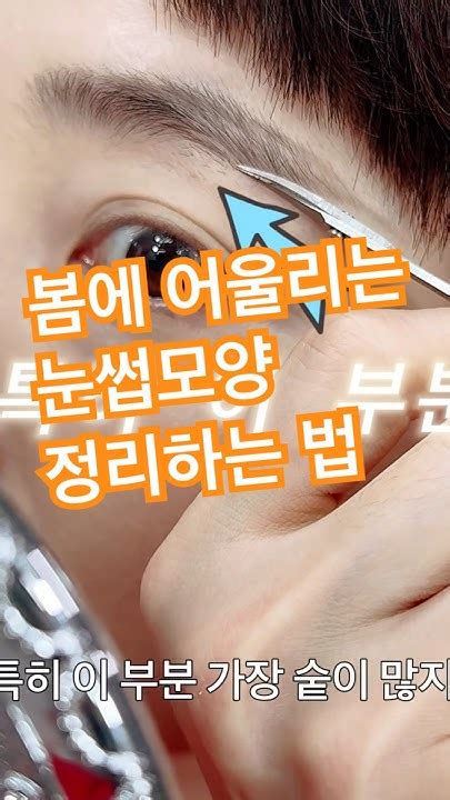 한끗차이로 달라지는 봄에 어울리는 눈썹모양 정리하는 법 대방출메이크업아티스트가알려주는눈썹정리하는팁공유하기youngmakeupshop Youtube
