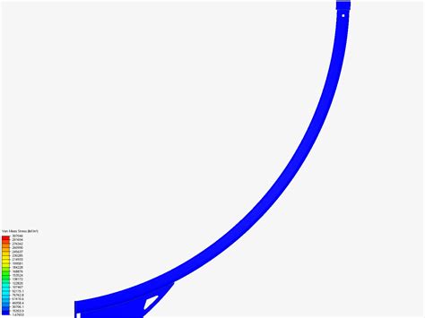 Static Curved Beam By Lsaline Simscale