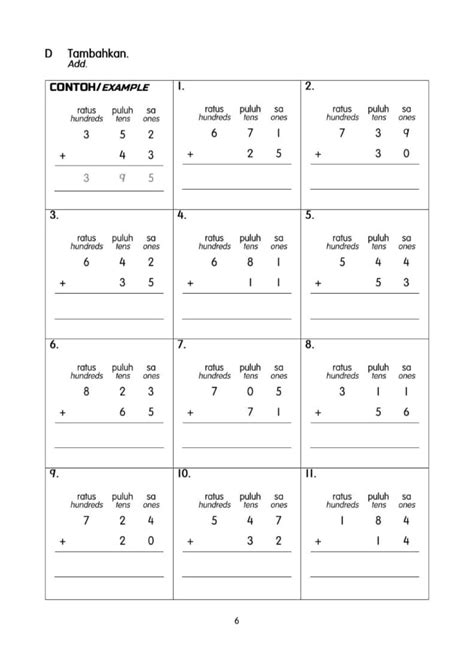 Pdf Tambah Tolak Darab Bahagi Latih Tubi Matematik Tahun 2 Kssr Semakan
