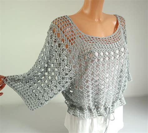 Tunika Sommerpulli Netzshirt Shirt Sophia Rvo Häkelanleitung