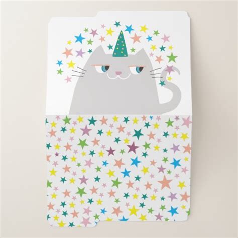 Girly Cute File Folder Zazzle
