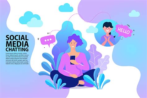 추천 코드 사업가를 공유하는 친구 개념 배너 친구를 참조 메가 폰과 컴퓨터를 사용합니다 소셜 미디어 또는 네트워크 프로모션 플랫