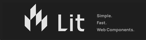 lit a lightweight library for building web components