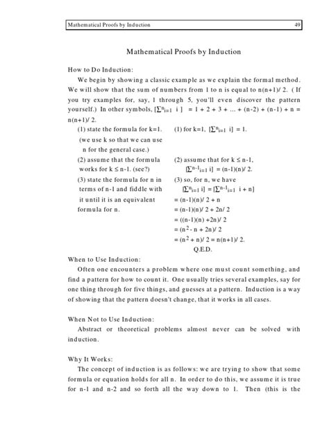 Induction Pdf Mathematical Proof Mathematics