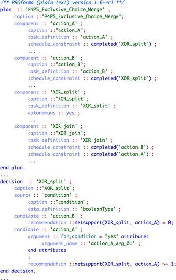 Implementation Of Pattern Combination Exclusive Choicesimple Merge Download Scientific