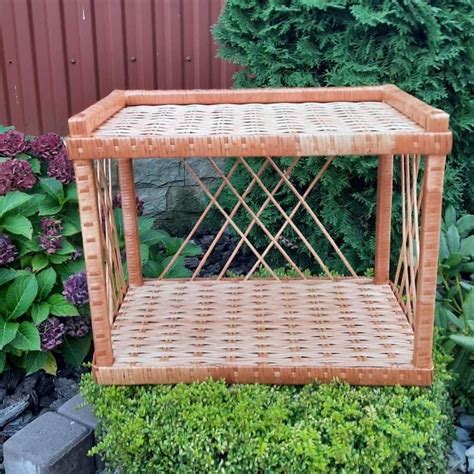 Wicker Shelf Etsy