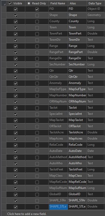 sql keywords blocking inclusion of certain fields page 3 esri